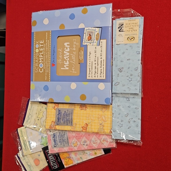 C.R. Gibson | Office | Scrapbook Complete Baby Boy And 8 Nip Baby ...